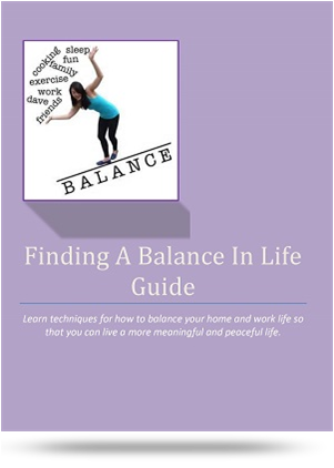 Finding A Balance In Life